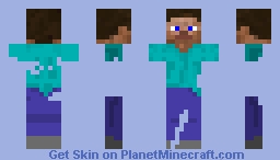 No arms steve Minecraft Skin