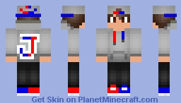 Mario Boy/Red blue Boy Minecraft Skin