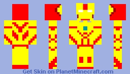 iron man mk 42 Minecraft Skin