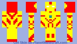 iron man mk 42 alt Minecraft Skin