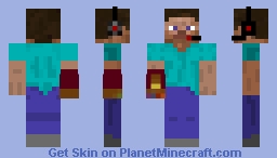 steve nano gauntlet (java) Minecraft Skin