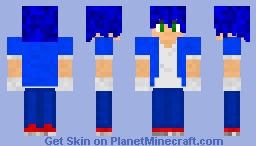 Human Sonic V2.0 Minecraft Skin