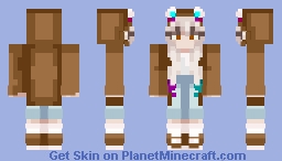 Bear girl Minecraft Skin