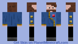 Space Shuttle Advanced Commanding Officer, SciFi Minecraft Skin