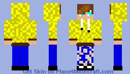yellow boy Minecraft Skin