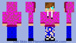 pink boy Minecraft Skin