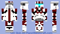 Clone Commando{Red} Minecraft Skin