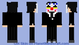 Suit w/ Clown Mask Minecraft Skin