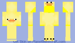 noob duck template Minecraft Skin