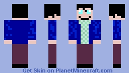 Boy with Blue Eyes Minecraft Skin