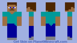 Backwards Smooth Steve Minecraft Skin
