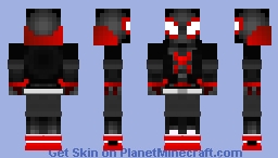 Miles morales Minecraft Skin