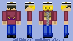 my avatar (with top hat) Minecraft Skin
