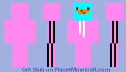 pink adidas Minecraft Skin