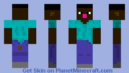 Black steve Minecraft Skin