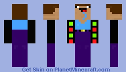 Noob with both of Darth Vader's arms Minecraft Skin