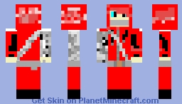 red skin Minecraft Skin