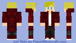 guy wearing red coat Minecraft Skin