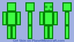 Plain slime Minecraft Skin