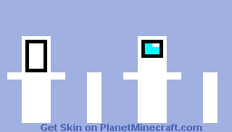 white crewmate Minecraft Skin