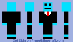 fixed blue man in suit Minecraft Skin