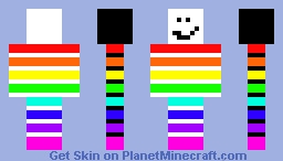 rainbow face 2 Minecraft Skin