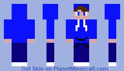 Blue Boy Minecraft Skin
