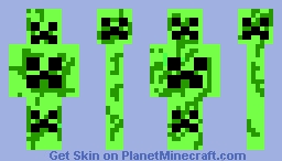 Creeper all sides Minecraft Skin