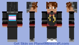Trans Weird Guy Minecraft Skin