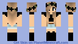 one of my friends Victoria's skin Minecraft Skin