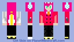 zero two Minecraft Skin