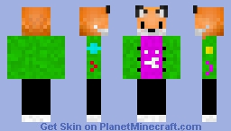 nvidia fox boi Minecraft Skin