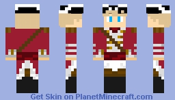 Red Coat Male Minecraft Skin