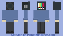 Glitched Screen Minecraft Skin