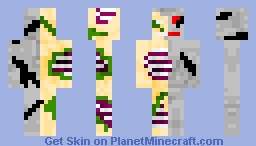 Conjoined Robot-Zombie Minecraft Skin