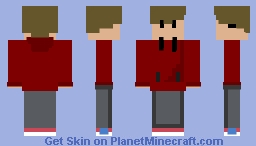 red Minecraft Skin