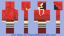 Red Girl Minecraft Skin