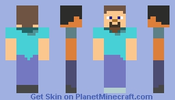 steve (xbox edition game cover) Minecraft Skin