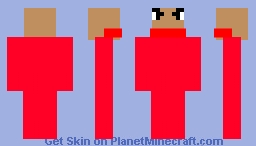 Angry Red Masked Minecraft Skin