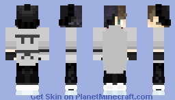 Half Corruption Story Man Minecraft Skin