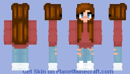 Fall Girl Minecraft Skin