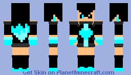 LIGHTS GIRL Minecraft Skin