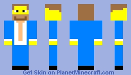 Homer Simpson's wedding suit (I married marge) Minecraft Skin