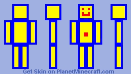 Button Minecraft Skin
