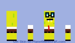 Jelly Fishing SpongeBob Minecraft Skin