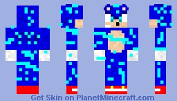 Sonic movie Minecraft Skin