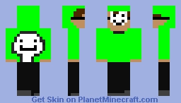Dream as a Human Minecraft Skin