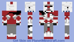 Custom clone trooper "Scar" Minecraft Skin