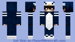 ItzGlimpse with penguin outfit Minecraft Skin