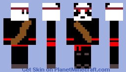 Warrior panda Minecraft Skin